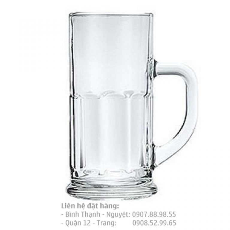 Ly thủy tinh quai bia Lucky LG-114 dung tích 360ml - Quà tặng quảng cáo